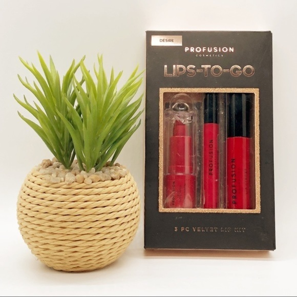 Profusion Cosmetics | Makeup | Profusion Cos Lipstogo 3pc Velvet Lip ...